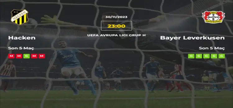 Hacken Bayer Leverkusen İddaa Maç Tahmini 30 Kasım 2023 | iddaatahmin